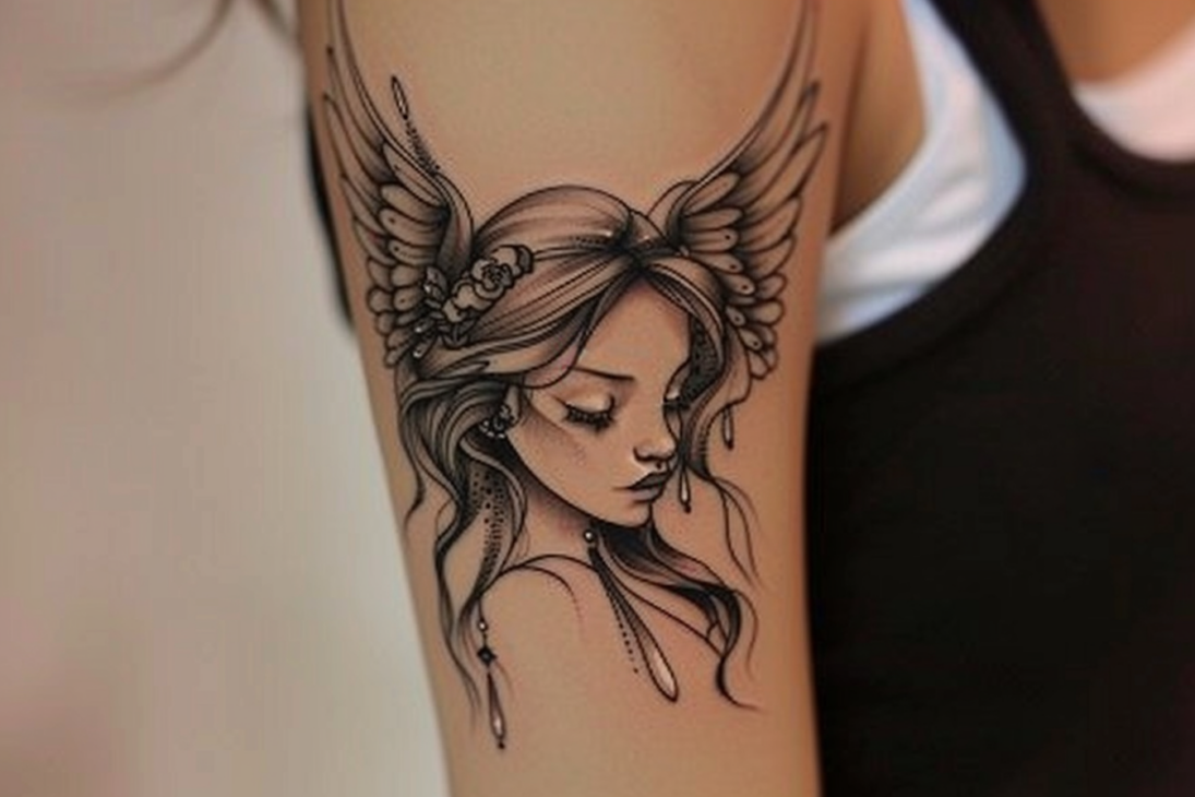 21 Angel Tattoo Ideas That Are Pure Heavenly Inspiration