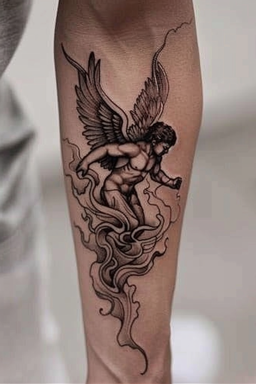 21 Angel Tattoo Ideas That Are Pure Heavenly Inspiration