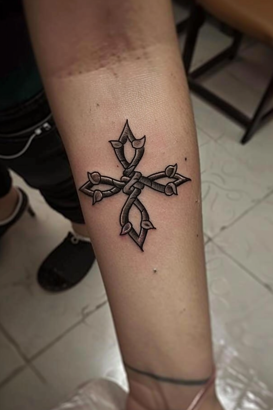 21 Cross Tattoo Ideas That Symbolize Faith and Strength