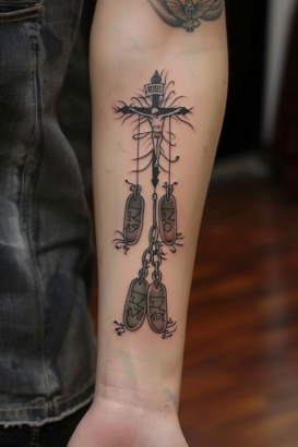21 Cross Tattoo Ideas That Symbolize Faith and Strength